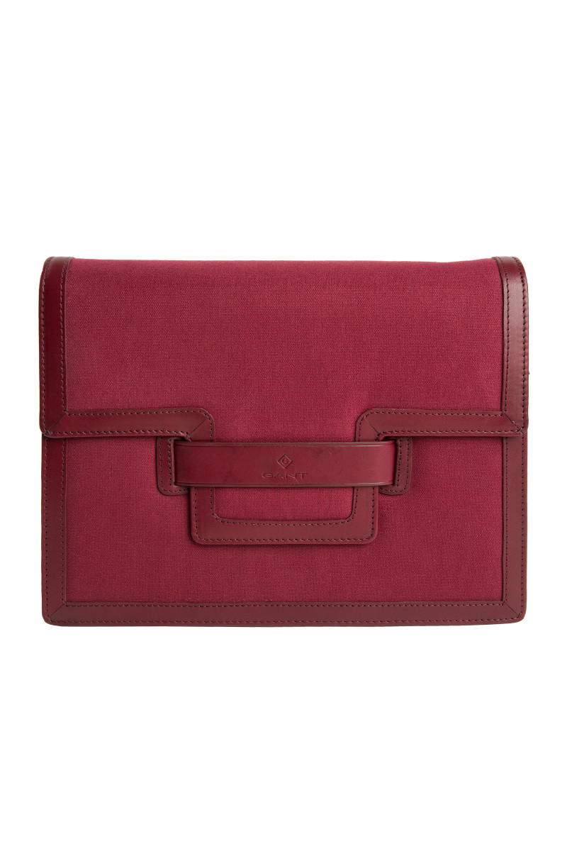 KÉZITÁSKA GANT O1. CANVAS SHOULDER BAG WINTER WINE | GANT HU