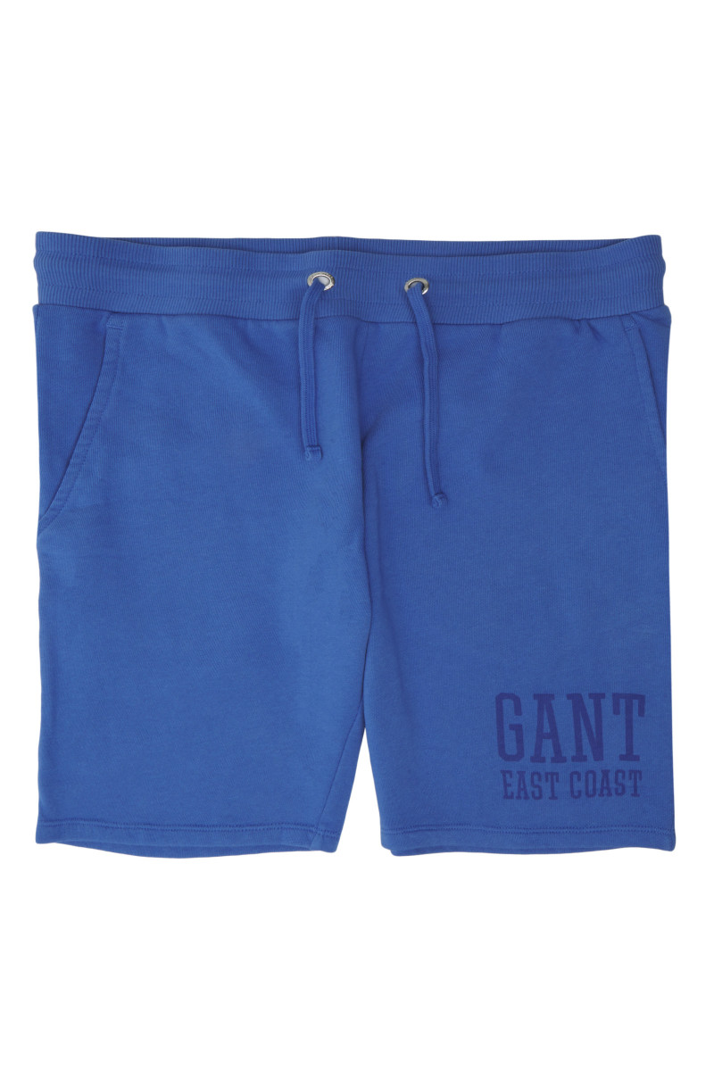 TEPLÁKOVÉ ŠORTKY GANT TB SUN FADED SWEAT SHORTS MID BLUE | GANT CZ