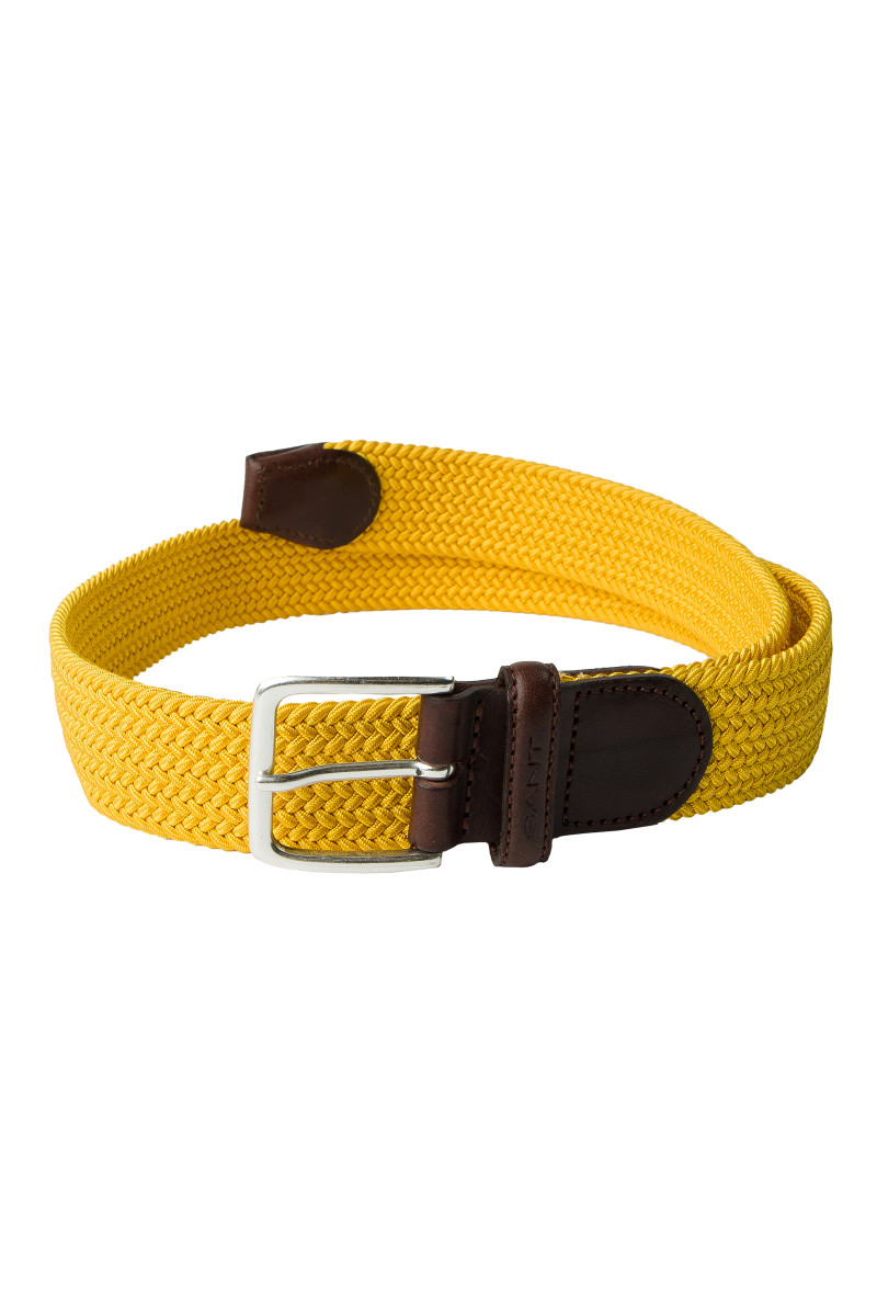 OPASOK GANT ELASTIC BRAID BELT IVY GOLD | GANT SK