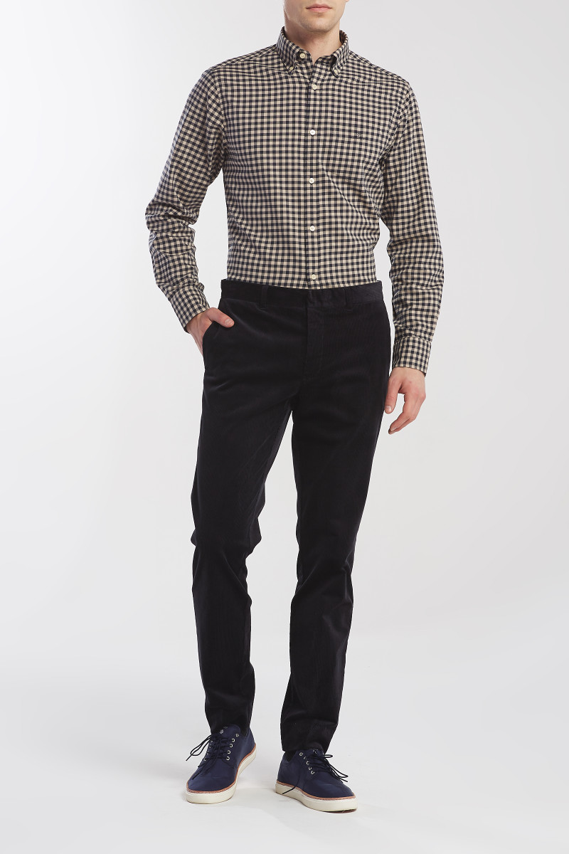 NADRÁG GANT D1. SLIM CORD SLACK EVENING BLUE | GANT HU