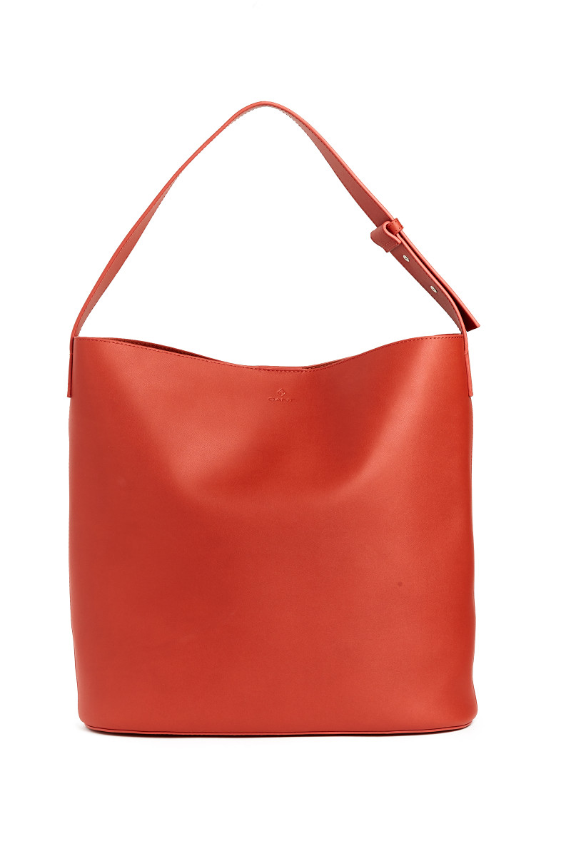 KABELKA GANT D1.LEATHER BUCKET BAG SMOKED PAPRIKA | GANT CZ
