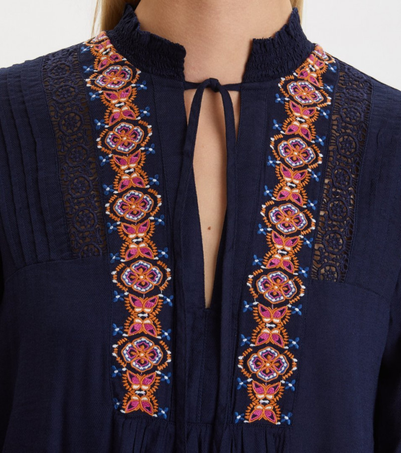 ŠATY ODD MOLLY REVOLUTIONARY DRESS NIGHT SKY BLUE | VERMONT CZ