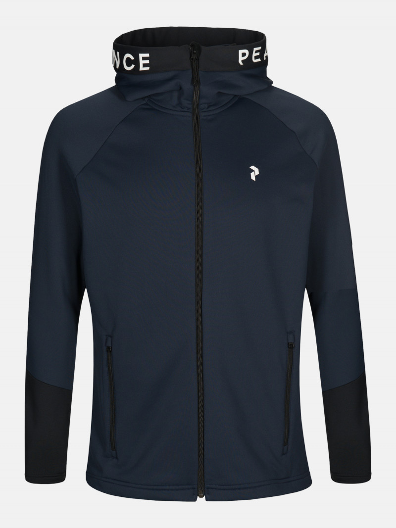 MIKINA PEAK PERFORMANCE M RIDER ZIP HOOD BLUE SHADOW | VERMONT CZ