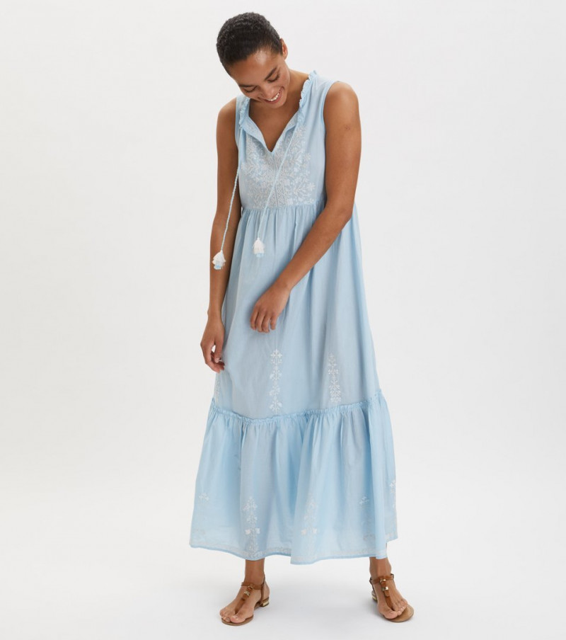 ŠATY ODD MOLLY ALL IS LOVE EMBROIDERED DRESS LUCKY BLUE | VERMONT CZ