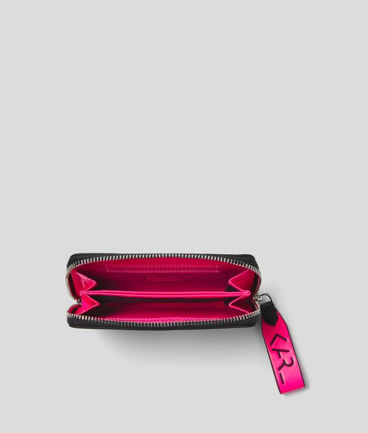 PÉNZTÁRCA KARL LAGERFELD KARL LEGEND MD ZIP WALLET BLACK | VERMONT HU