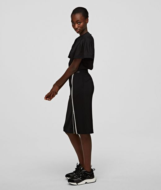 SZOKNYA KARL LAGERFELD CADY SKIRT W/ MESH | VERMONT HU