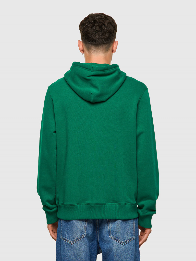 MIKINA DIESEL S-GIRK-HOOD-C.C SWEAT-SHIRT VERDANT GREEN | VERMONT SK