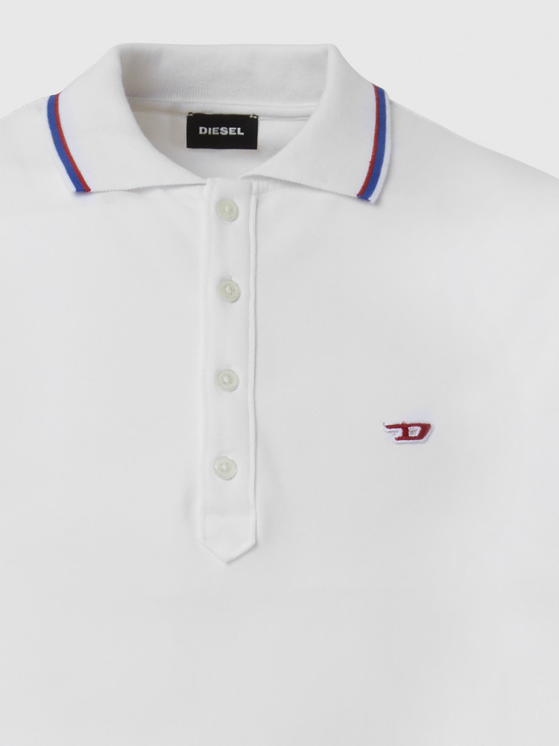 POLOKOŠILE DIESEL T-RANDY-NEW POLO SHIRT BRIGHT WHITE | VERMONT CZ