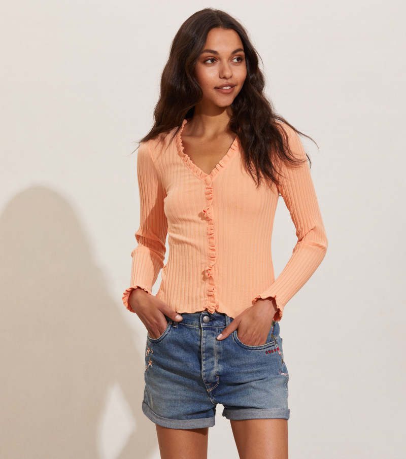 TriČko Odd Molly Kendall Blouse Papaya Vermont Cz