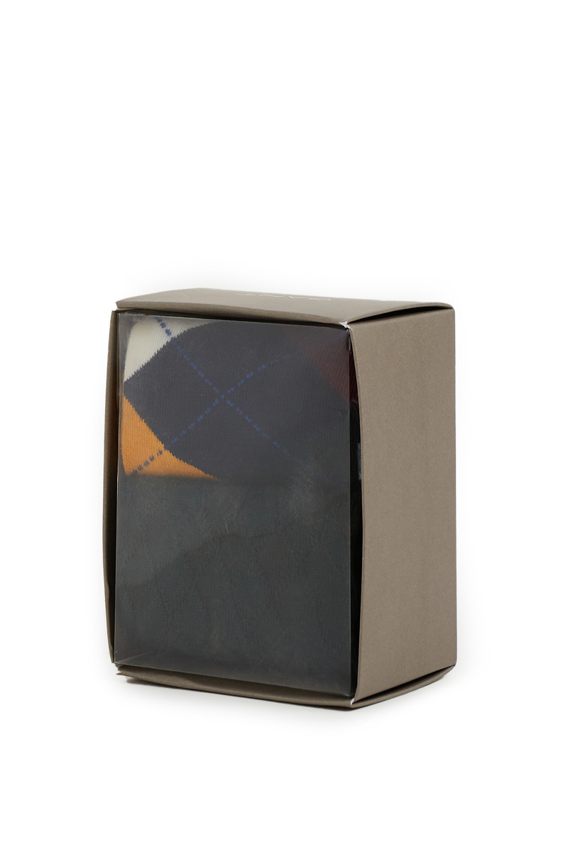 PONOŽKY GANT D2. ARGYLE SOCKS 2-PACK GIFT BOX EVENING BLUE | GANT CZ