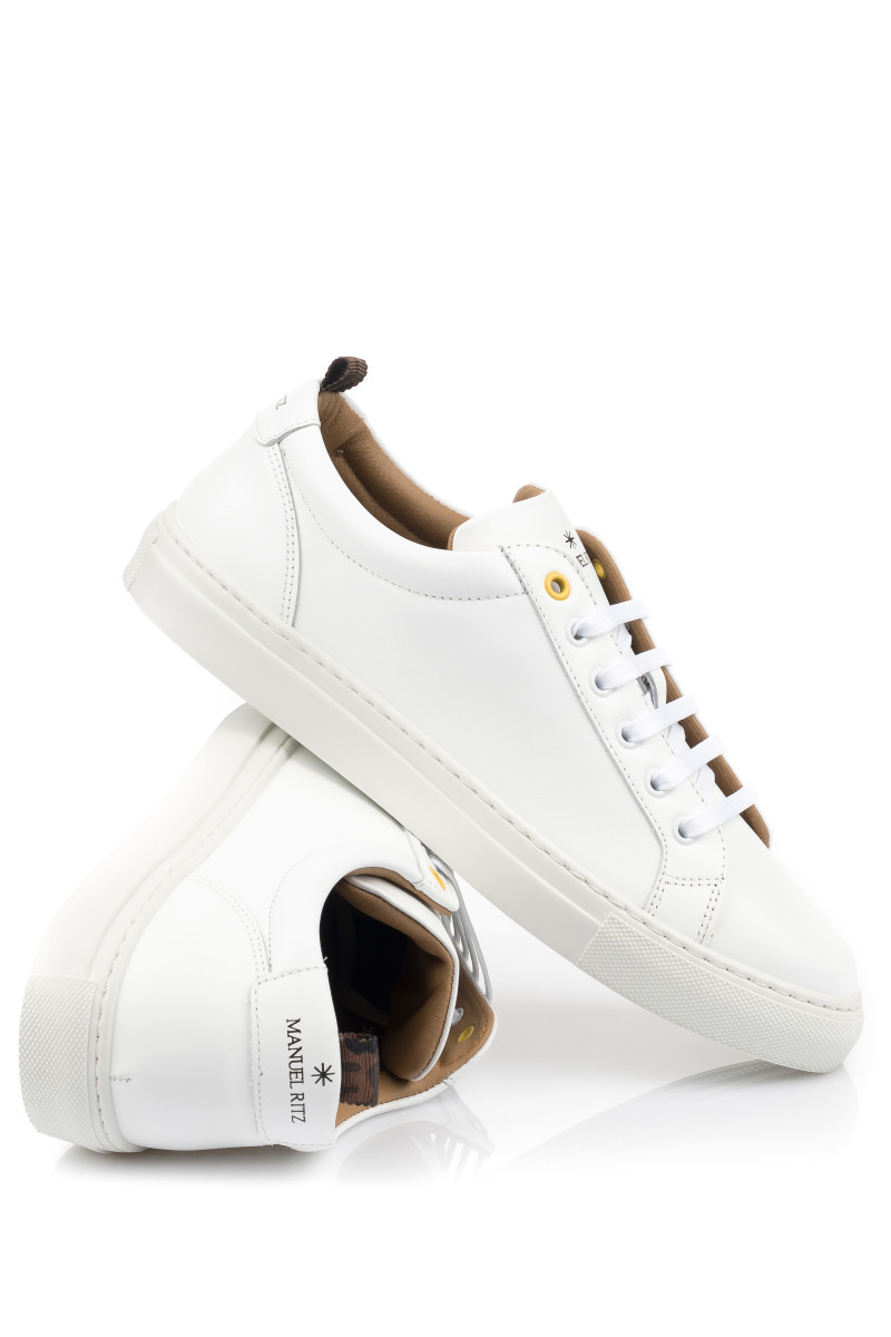 TENISKY MANUEL RITZ SHOES WHITE | VERMONT CZ