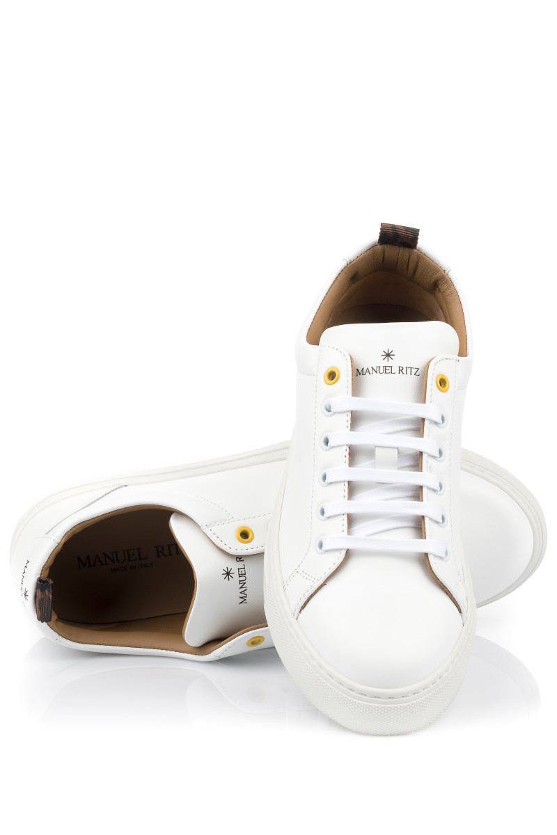 TENISKY MANUEL RITZ SHOES WHITE | VERMONT CZ