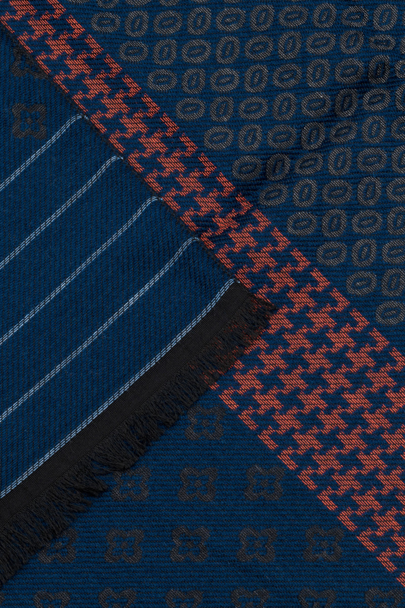 SÁL MANUEL RITZ SCARF NAVY | VERMONT HU