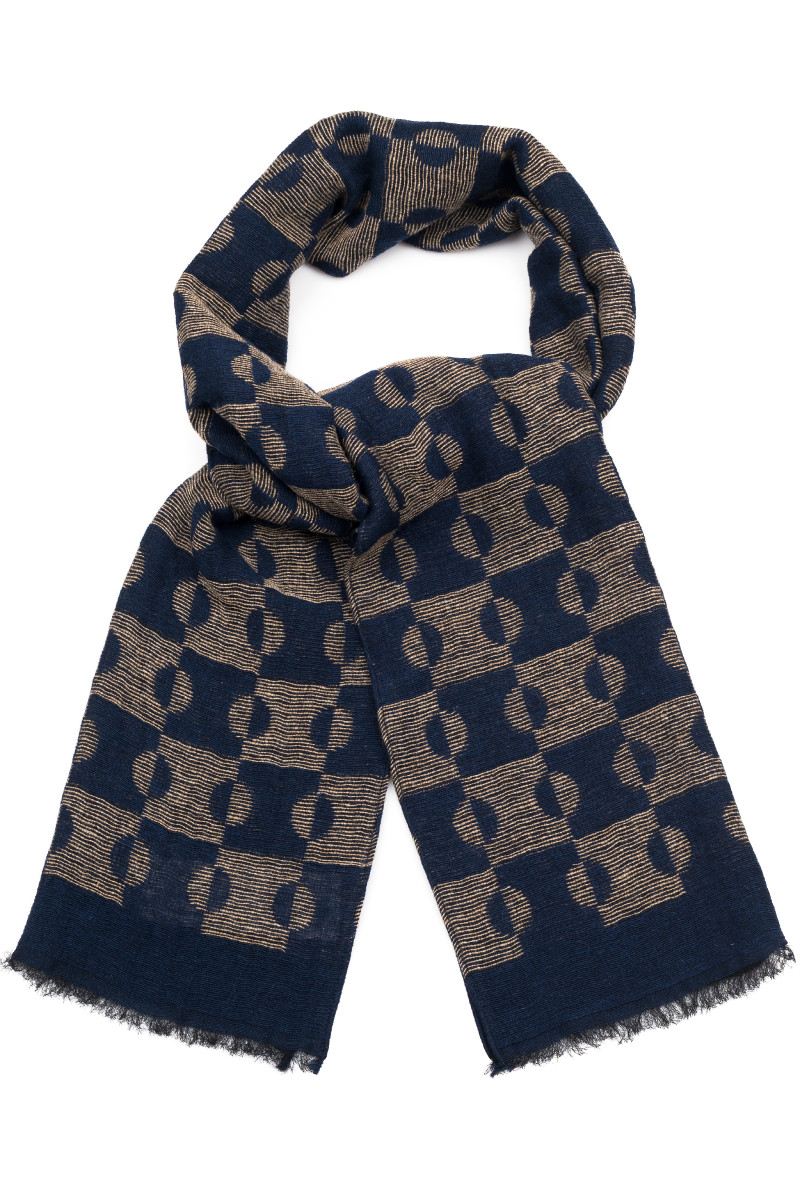ŠÁLA MANUEL RITZ SCARF NAVY | VERMONT CZ