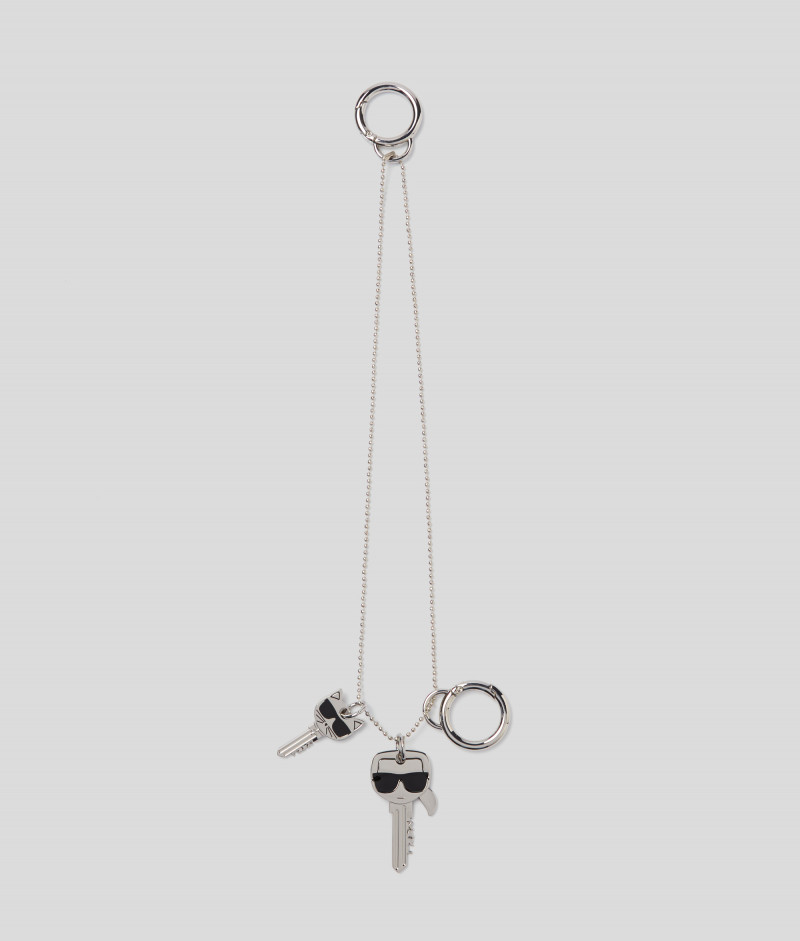 KĽÚČENKA KARL LAGERFELD K/IKONIK KEY SET KEYCHAIN NICKEL | VERMONT SK