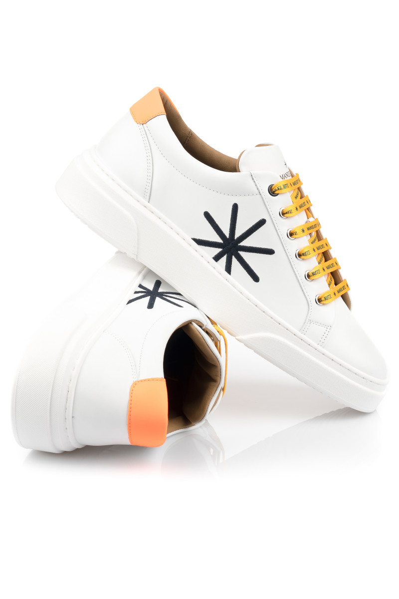 TENISKY MANUEL RITZ SHOES WHITE | VERMONT CZ