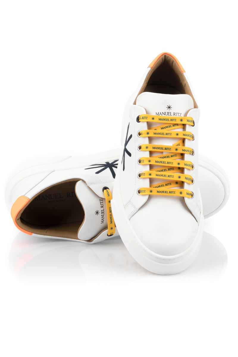 TENISKY MANUEL RITZ SHOES WHITE | VERMONT CZ