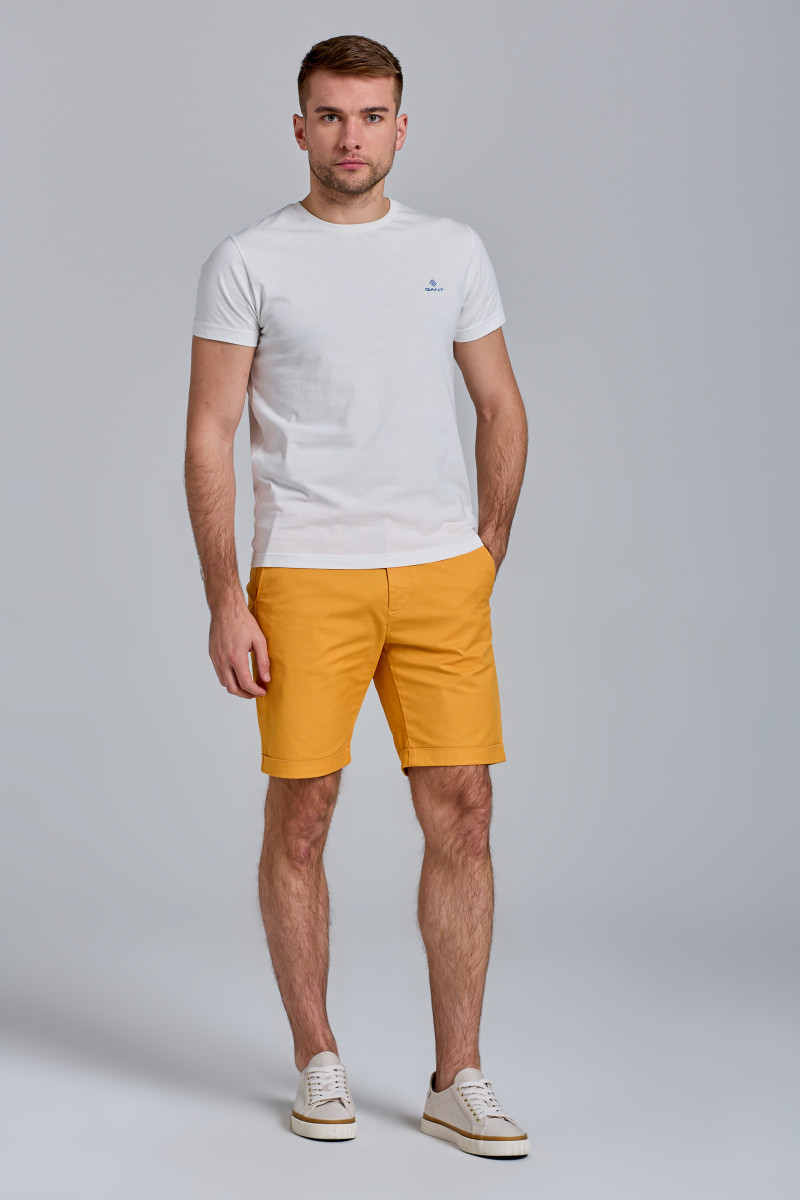 ŠORTKY GANT ALLISTER SUNFADED SHORTS DAHLIA ORANGE | GANT CZ