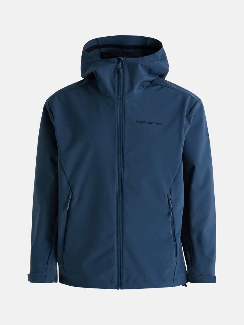 BUNDA PEAK PERFORMANCE M EXPLORE HOOD JACKET BLUE STEEL MIDNIGHT | VERMONT CZ