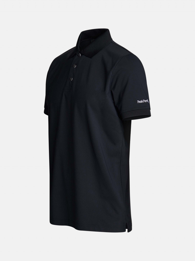 POLOKOŠILE PEAK PERFORMANCE M VESPAR POLO BLACK / BLACK | VERMONT CZ