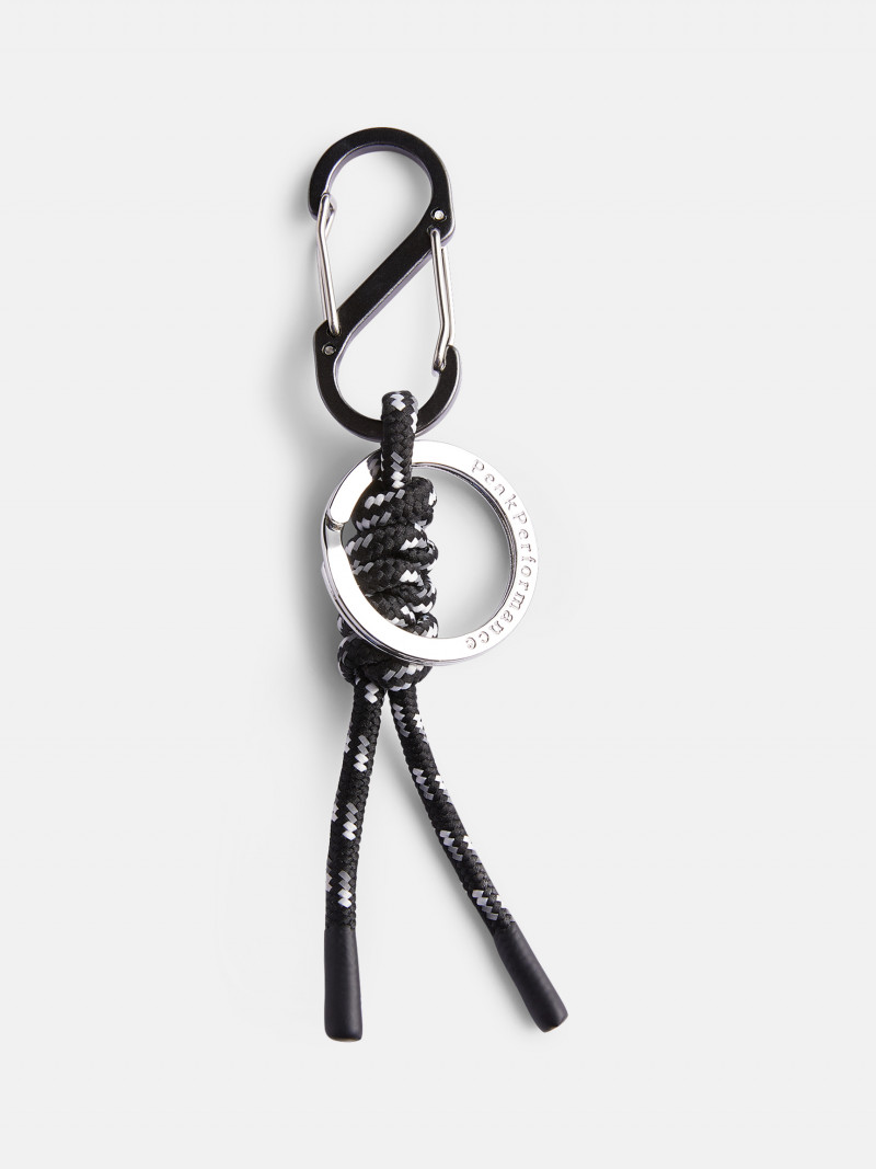 KLÍČENKA PEAK PERFORMANCE TECH KEY CHAIN BLACK / BLACK | VERMONT CZ