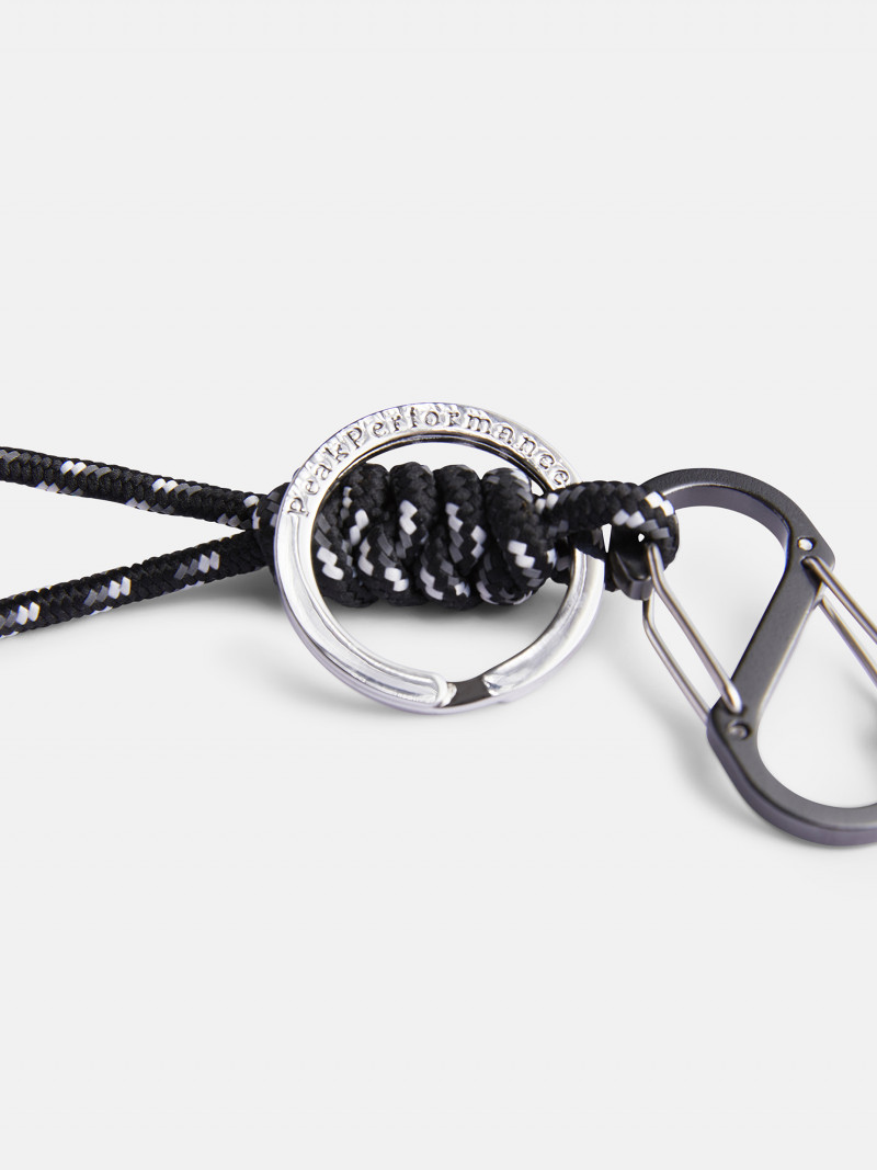 KĽÚČENKA PEAK PERFORMANCE TECH KEY CHAIN BLACK / BLACK | VERMONT SK