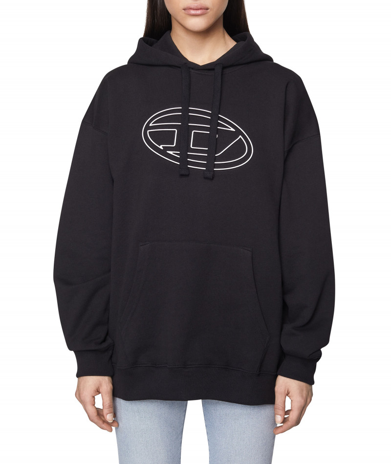 MIKINA DIESEL S-UMMER-BIGOVAL SWEAT-SHIRT BLACK | VERMONT CZ