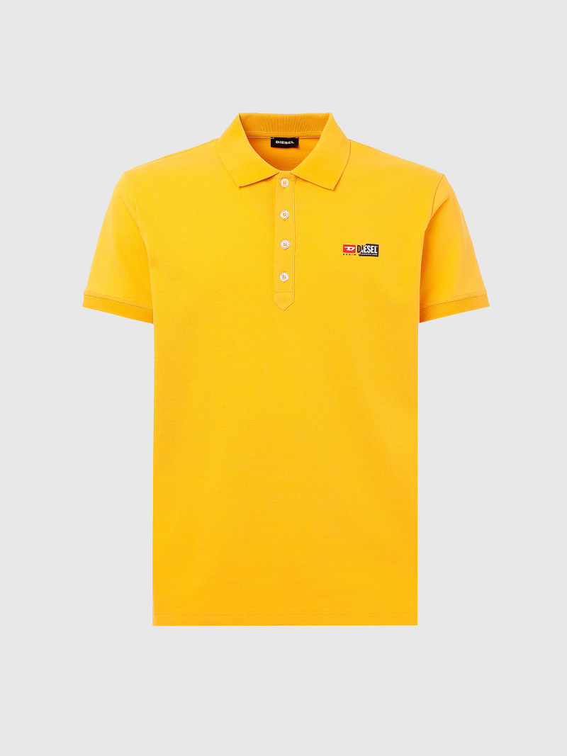 PÓLÓ DIESEL T-WEET-SPLIT POLO SHIRT GOLDEN ROD | VERMONT HU