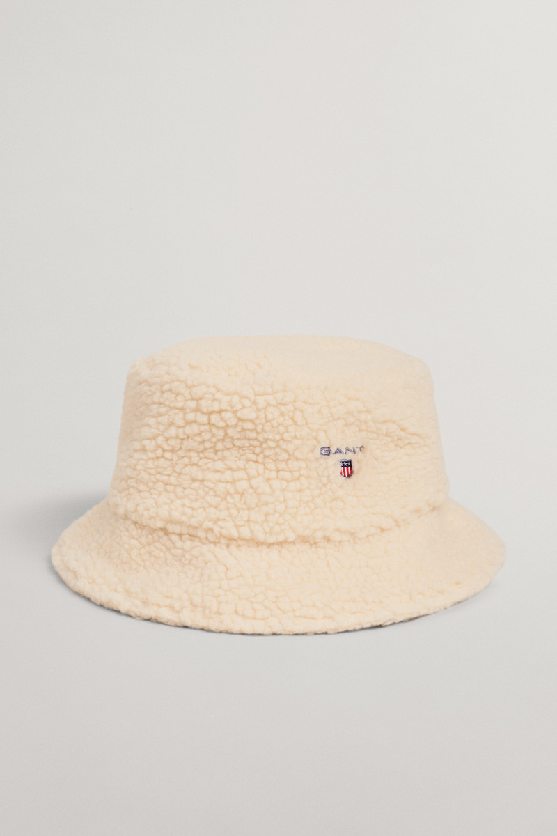 KLOBOUK GANT D1. ORIGINAL PILE BUCKET HAT CREAM | GANT CZ