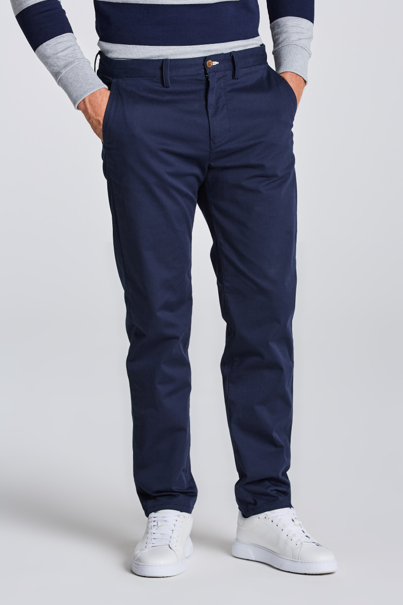KALHOTY GANT ALLISTER TWILL CHINOS marine | GANT CZ