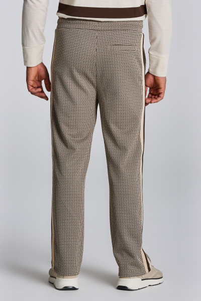 TEPLÁKY GANT D.1 HOUNDSTOOTH TRACKSUIT TROUSER chocolate brown | GANT CZ
