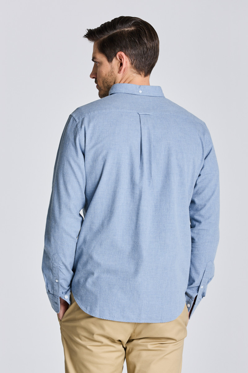 KOŠEĽA GANT D2. REG UT FLANNEL MELANGE SHIRT atlantic sea | GANT SK