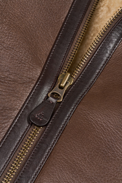BUNDA GANT D2. SHEARLING JACKET rich brown | GANT CZ