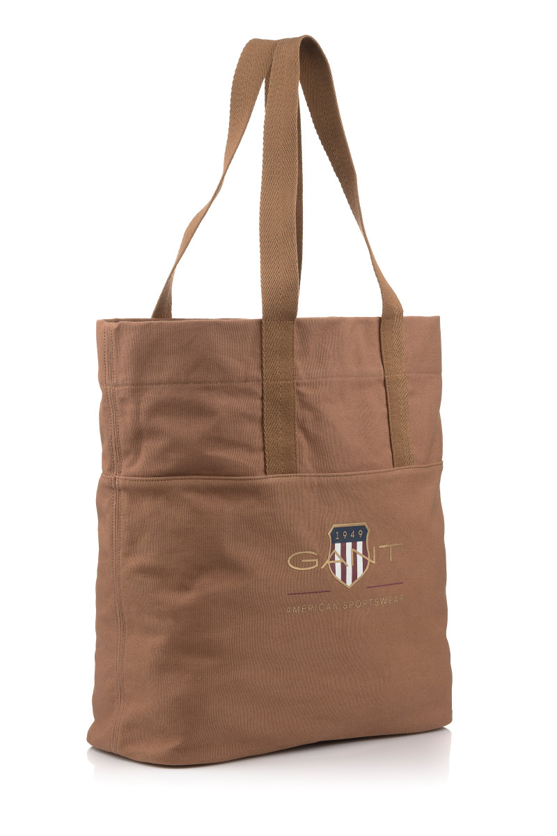 TÁSKA GANT D1. ARCHIVE SHIELD TOTE BAG ROASTED WALNUT | GANT HU