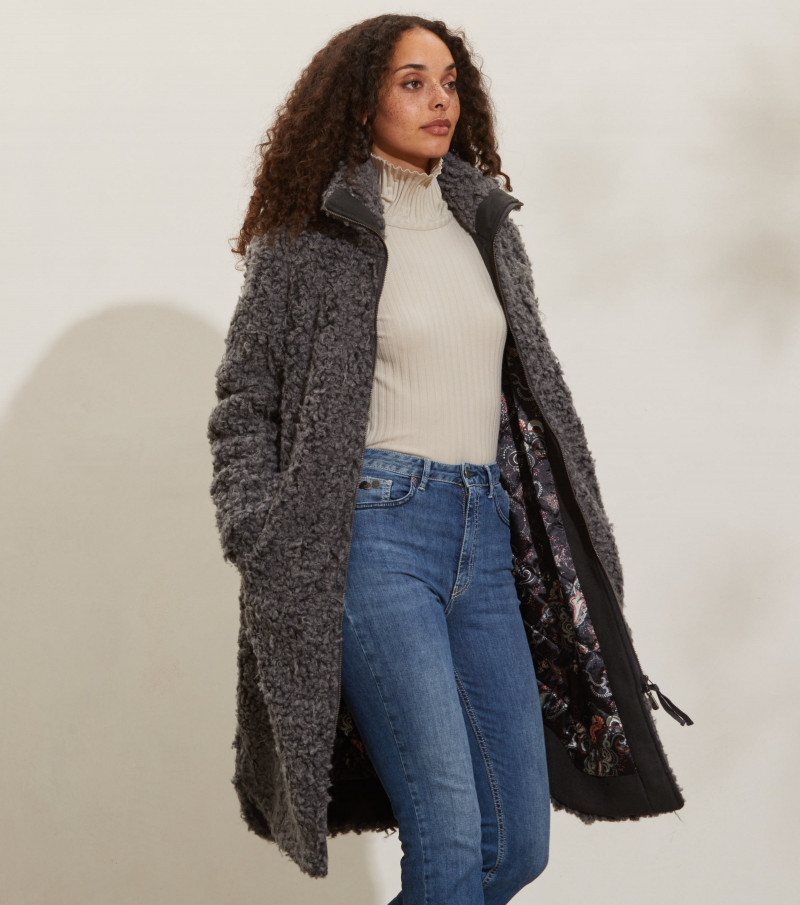 DZSEKI ODD MOLLY PETULA SHIRT JACKET ASPHALT | VERMONT HU