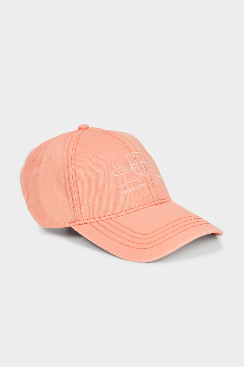 SAPKA GANT D2. TONAL ARCHIVE SHIELD CAP GUAVA ORANGE | GANT HU