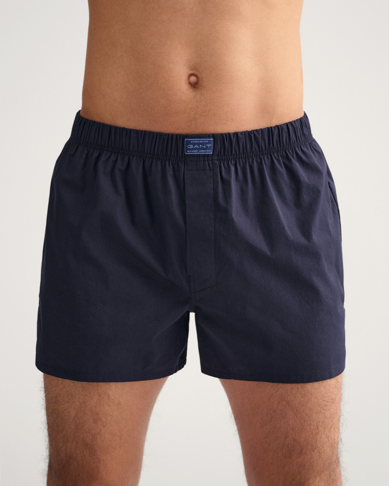 SPODNÁ BIELIZEŇ GANT BOXER SHORTS COVERED EL 2-P GB evening blue | GANT SK