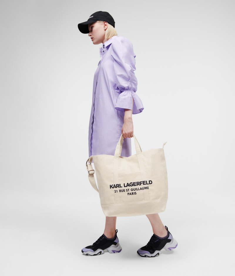 TAŠKA KARL LAGERFELD RSG XL CANVAS SHOPPER NATURAL | VERMONT CZ