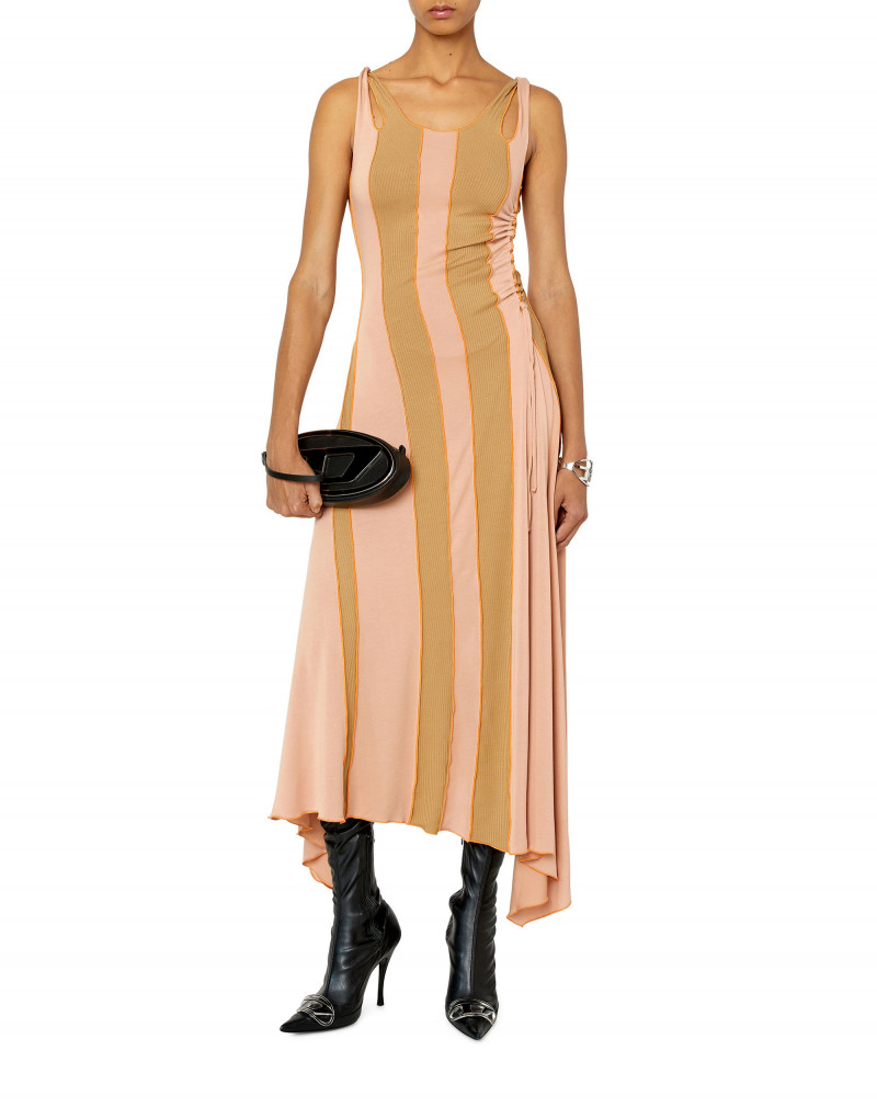 ŠATY DIESEL D-LIN DRESS ANCIENT ROSE TENDING TO BROWN | VERMONT CZ