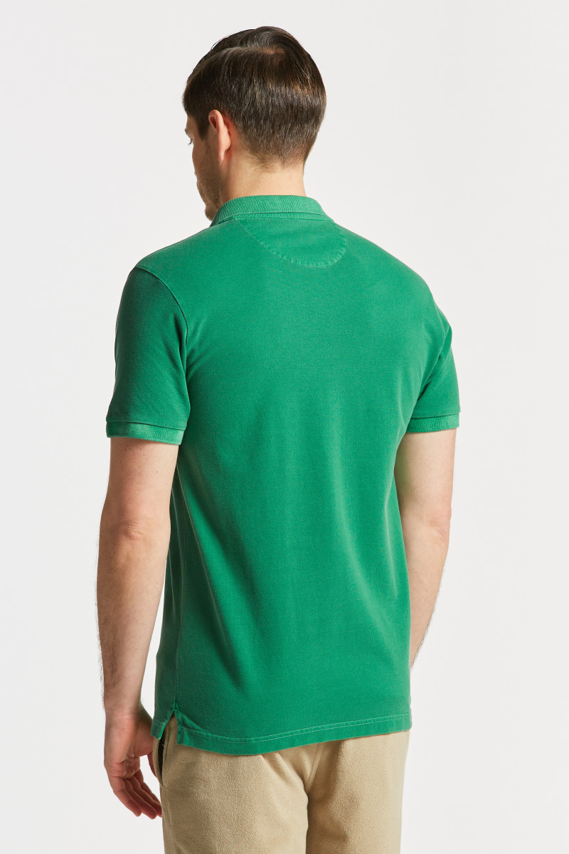 POLOKOŠILE GANT SUNFADED PIQUE SS RUGGER kelly green | GANT CZ
