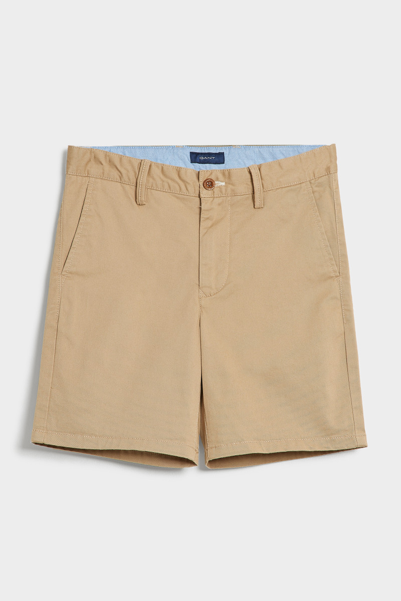 ŠORTKY GANT CHINOS SHORTS DARK KHAKI | GANT CZ