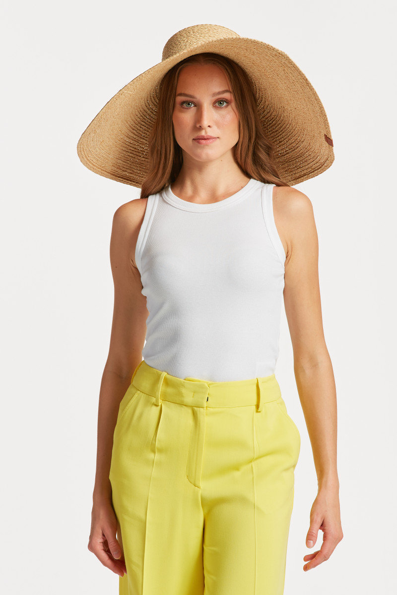 TOP GANT HIGH NECK RIB TANK TOP white | GANT CZ