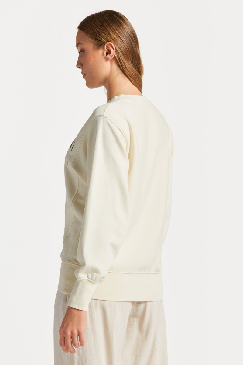 MIKINA GANT SPORTSWEAR C-NECK LS SWEAT cream3 | GANT CZ