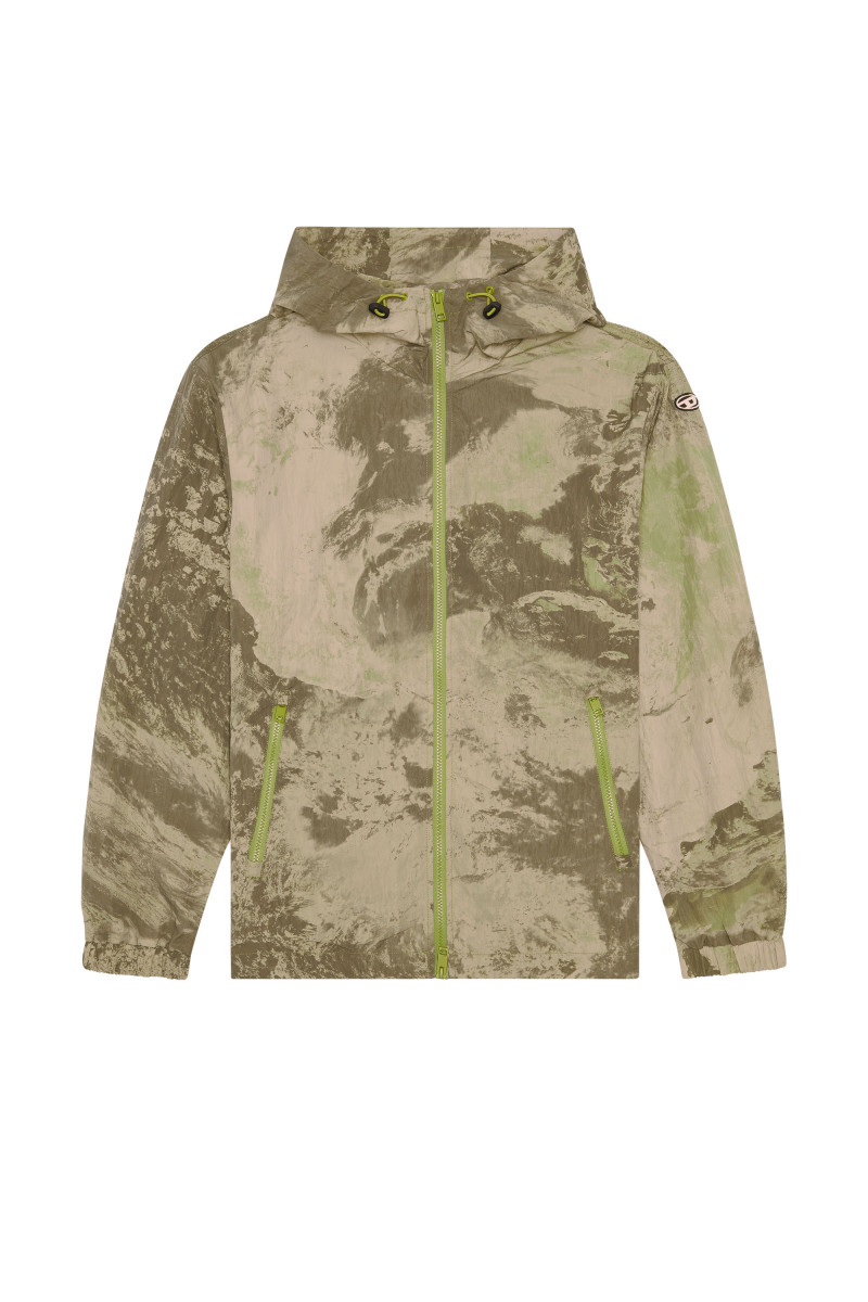 BUNDA DIESEL J-WARRETT-PRINT JACKET GREEN | VERMONT CZ