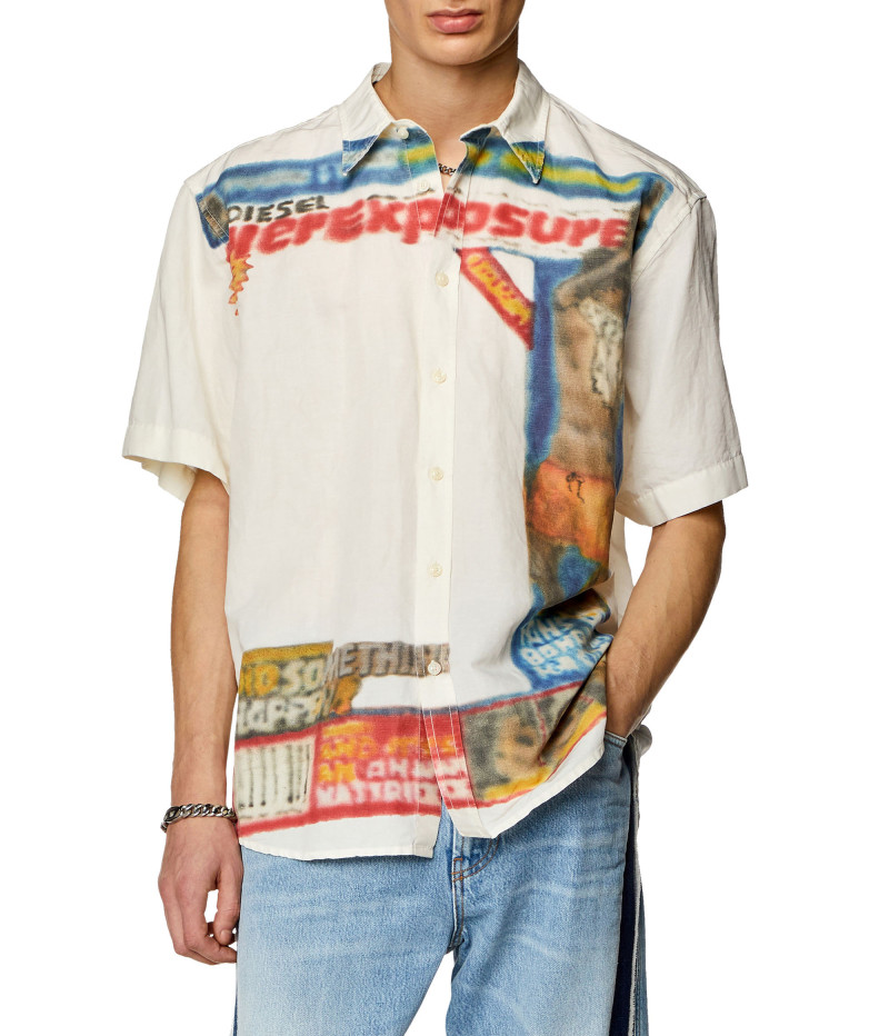 KOŠILE DIESEL S-ELIAS SHIRT VAPOUROUS GRAY | VERMONT CZ