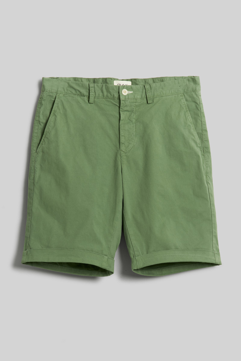 ŠORTKY GANT REG SUNFADED SHORTS KALAMATA GREEN | GANT CZ