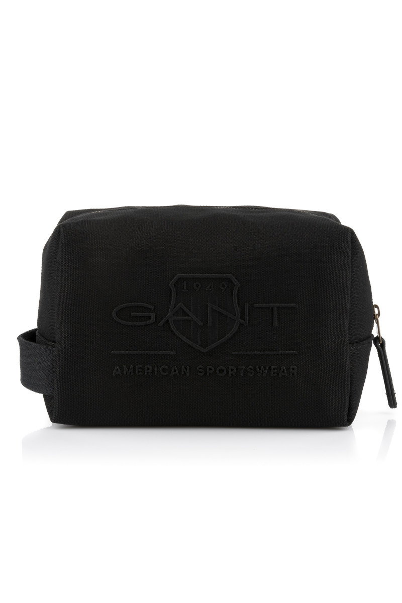 KOZMETICKÁ TAŠKA GANT TONAL SHIELD WASH BAG EBONY BLACK | GANT SK
