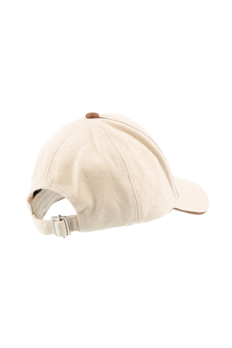 KŠILTOVKA KARL LAGERFELD HOTEL KARL CANVAS CAP NATURAL | VERMONT CZ