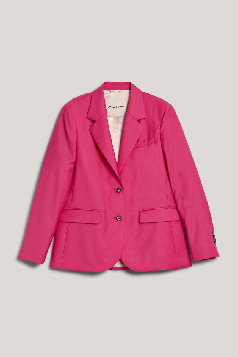 SAKO GANT REG HOPSACK BLAZER PERKY PINK | GANT CZ
