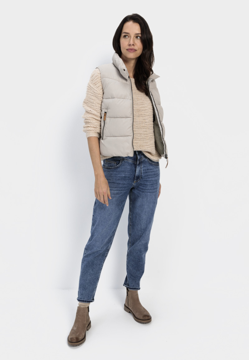 SVETR CAMEL ACTIVE KNITWEAR CARAMEL - SOFT BLUE | VERMONT CZ